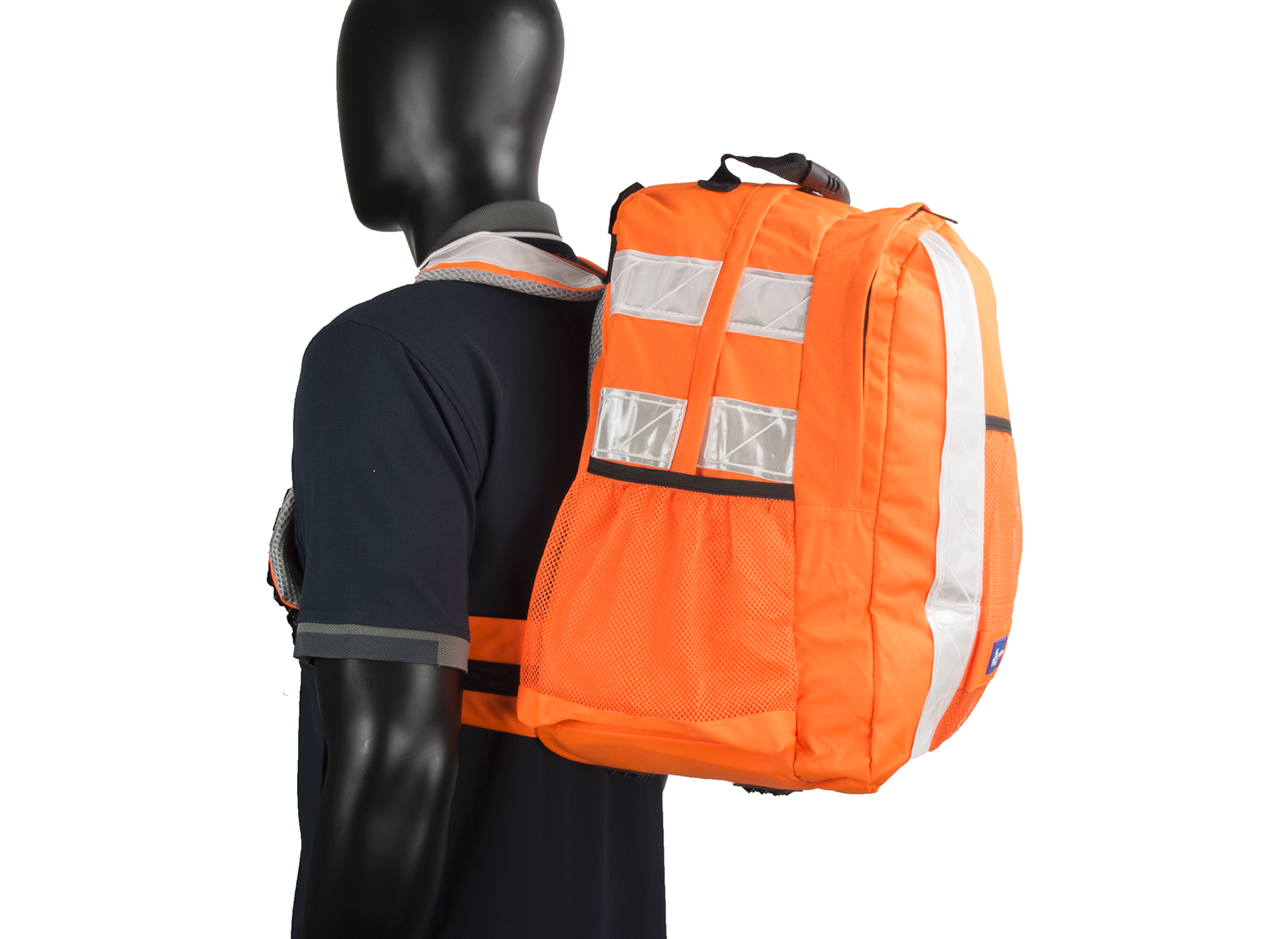 High Vis Rucksack w/ Anti-Entanglement System, 35 ltr | Bodyguard Workwear